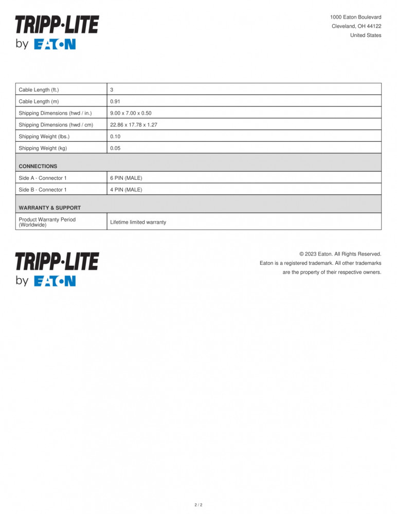 F007-003 technical document page 2