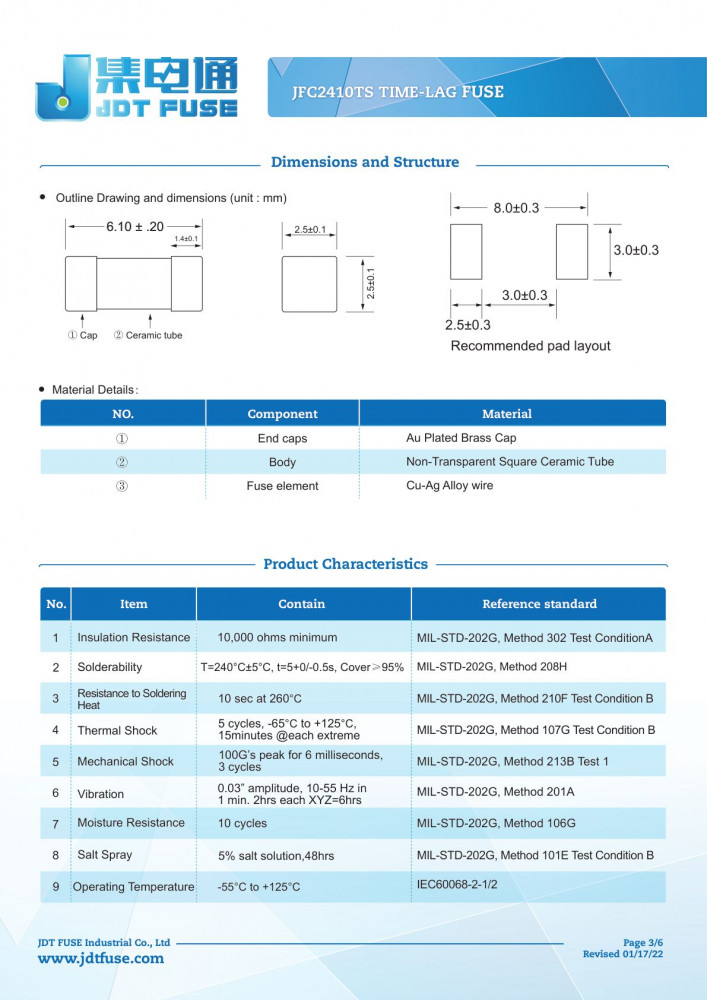 JFC2410TS datasheet page 4