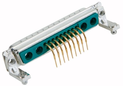 D-SUB Combination Standard • 11W1 [•••••○•••••] • Socket • Solder pin angled .370