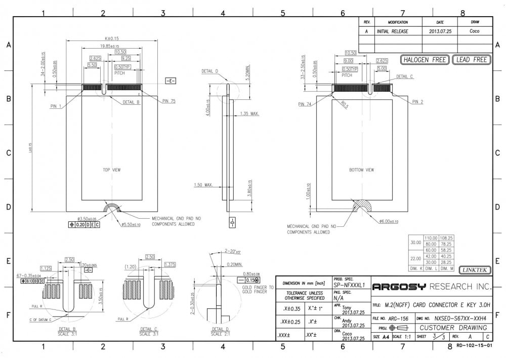 NASE0-S6701-TSH4 technical document page 3