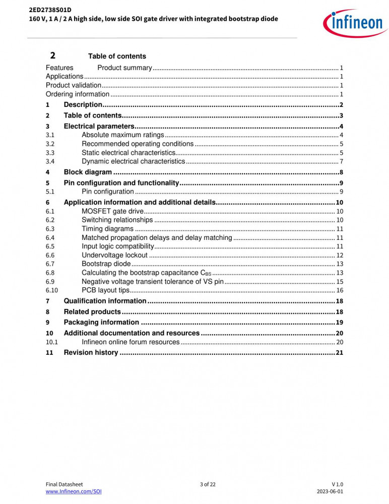 2ED2732S01G datasheet page 3