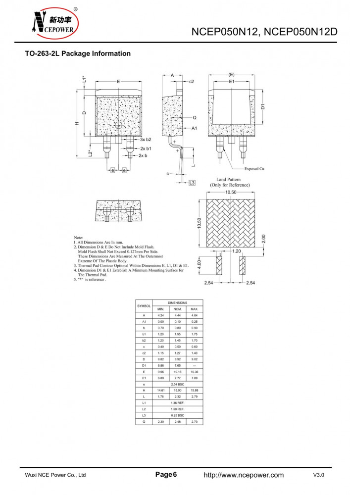 NCEP050N12D datasheet page 6