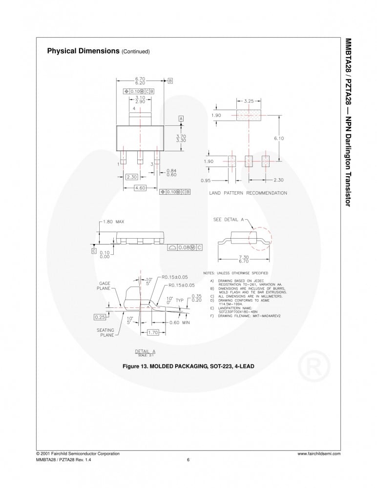 PZTA28 datasheet page 7
