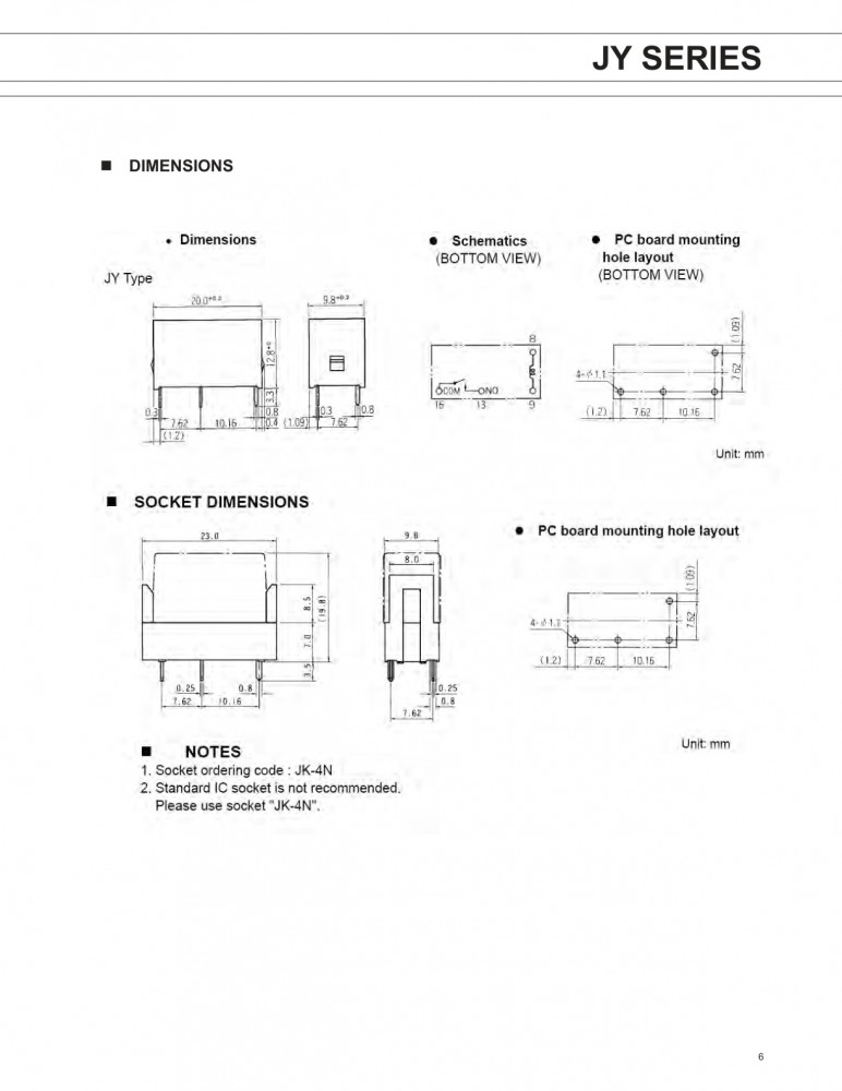FUJITSU JY Series datasheet page 6