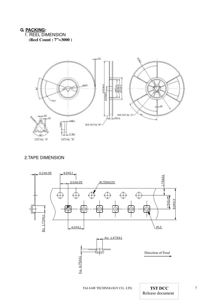 TA0757A datasheet page 7