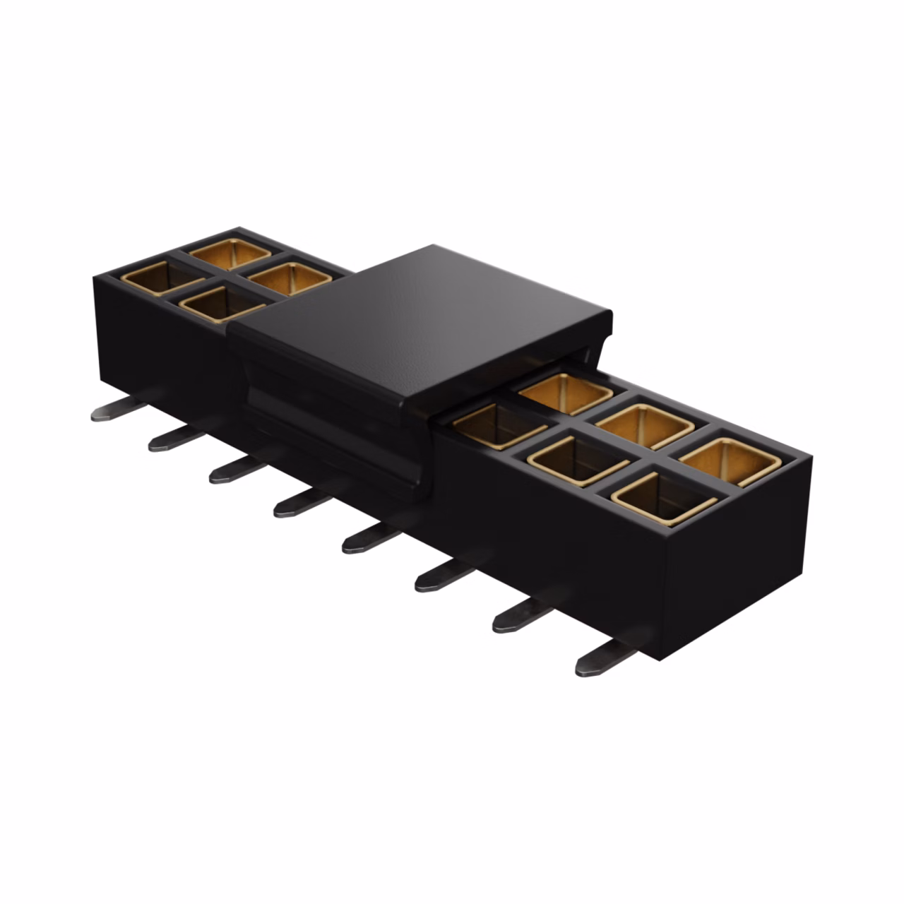 2.00mm Pitch Milli-Grid Receptacle, Surface Mount, Bottom Entry, 0.38µm Gold (Au) Plating, 16 Circuits, with Pick-and-Place Cap, Tape and Reel, Lead-Free for sale