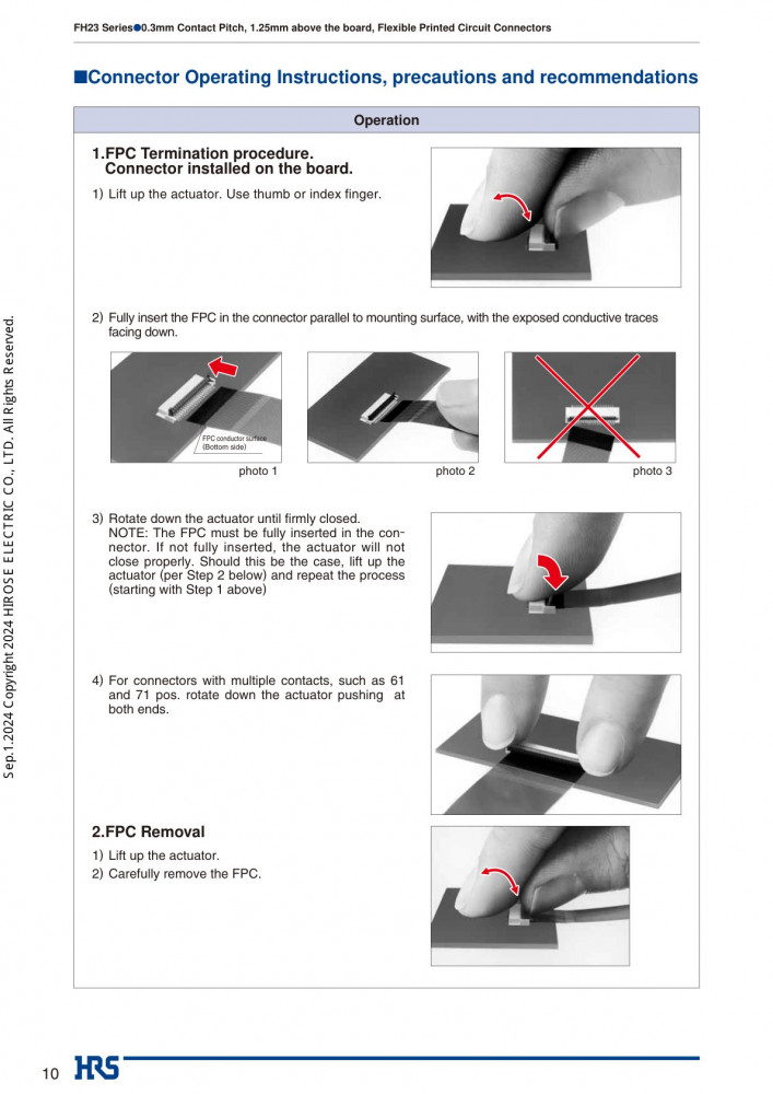 HRS FH23 datasheet page 10