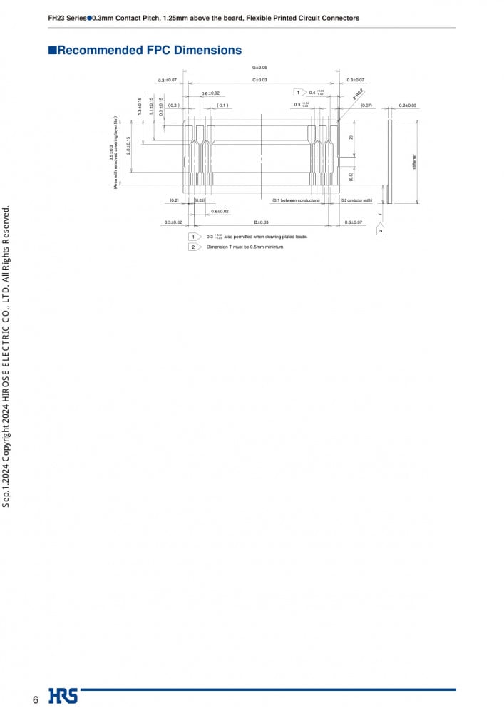 HRS FH23 datasheet page 6