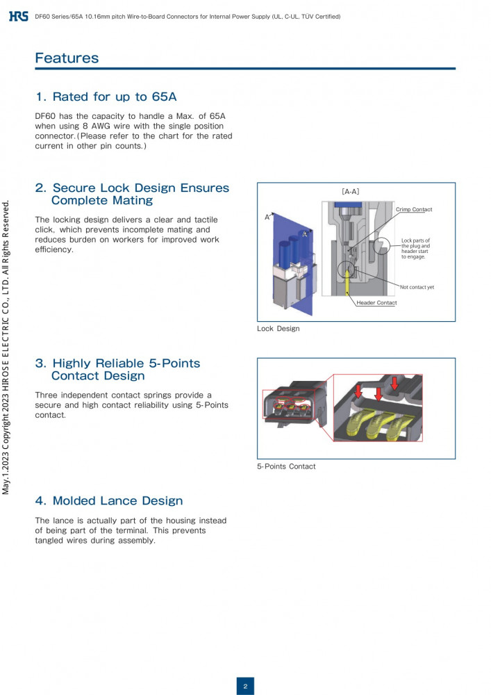 HRS DF60 datasheet page 2