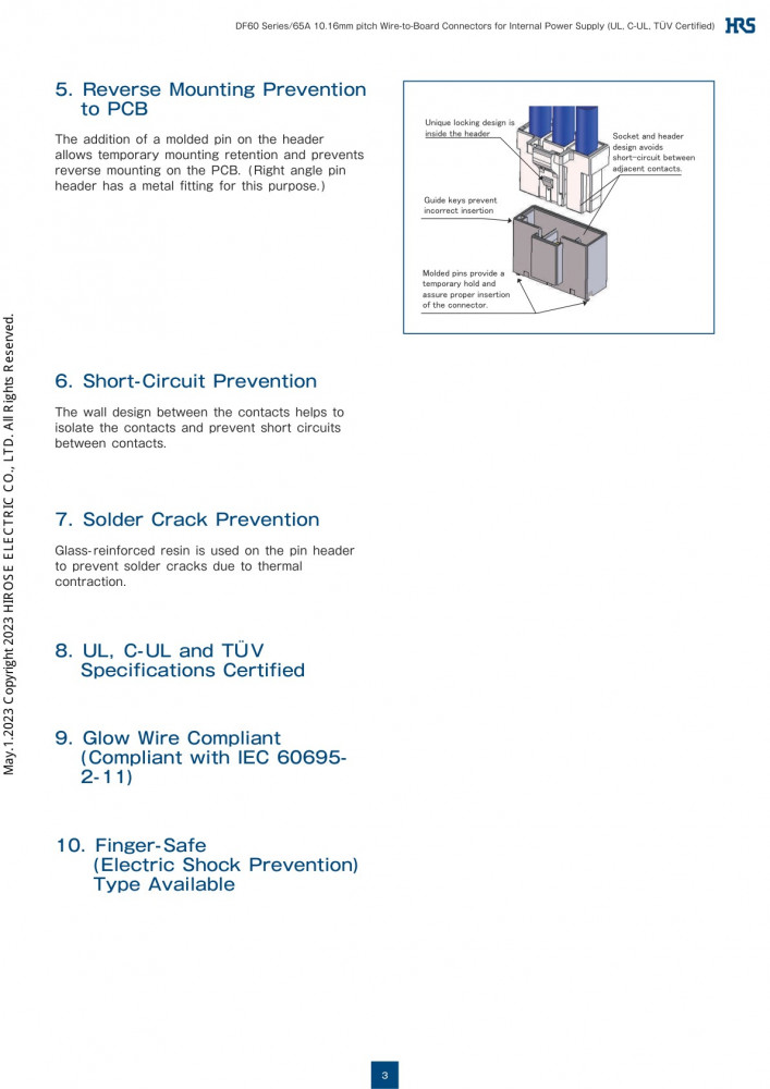 HRS DF60 datasheet page 3