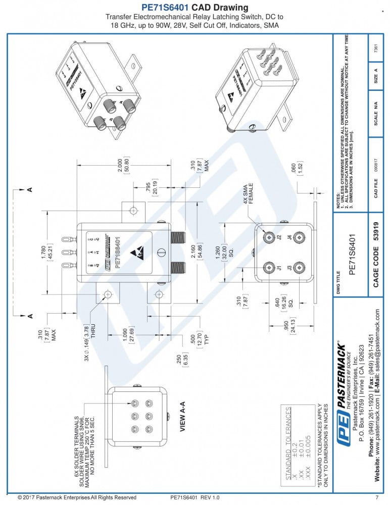 PE71S6401 datasheet page 7