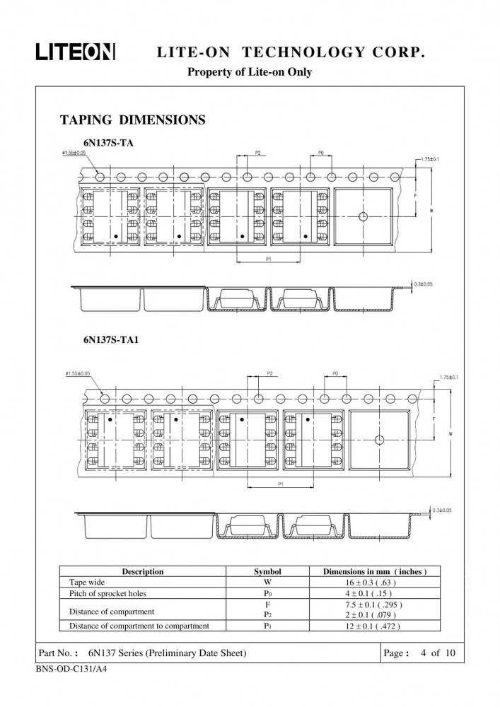 6N137 series datasheet page 4