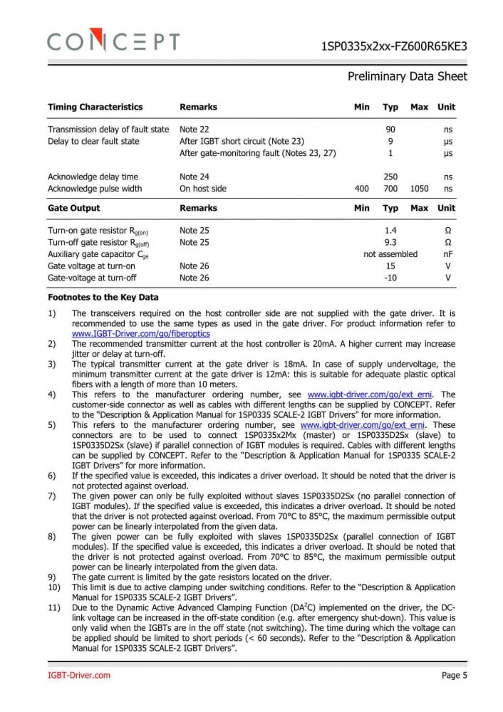 1SP0335V2M1-FZ600R65KE3 datasheet page 5