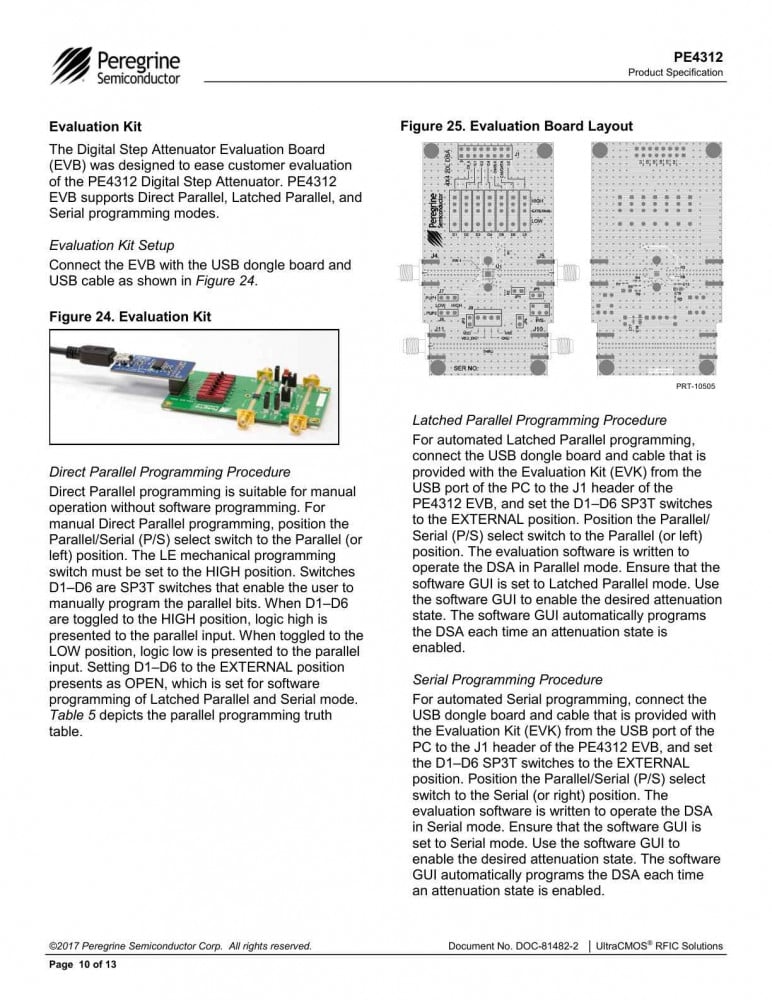 PE4312C-Z technical document page 10