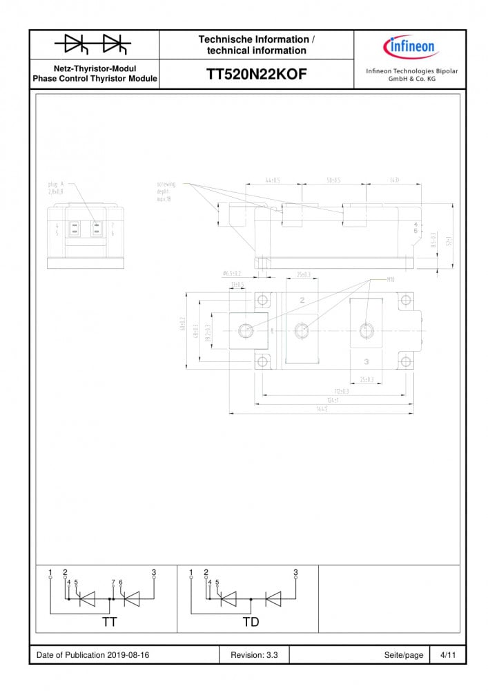 TD520N22KOF technical document page 4