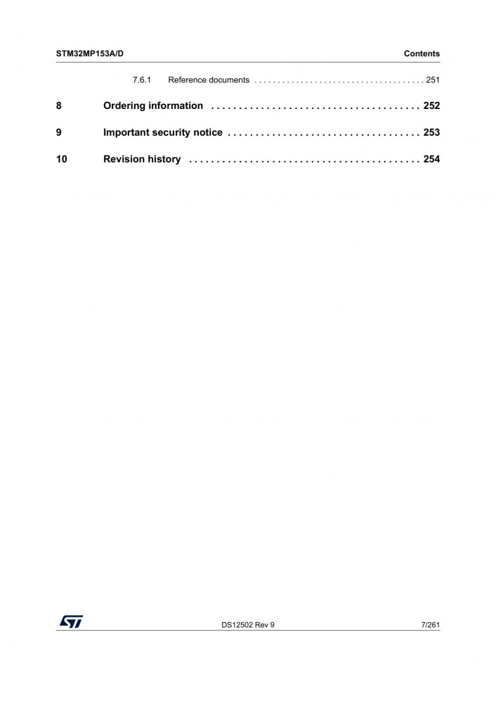 STM32MP153A document preview, page 7