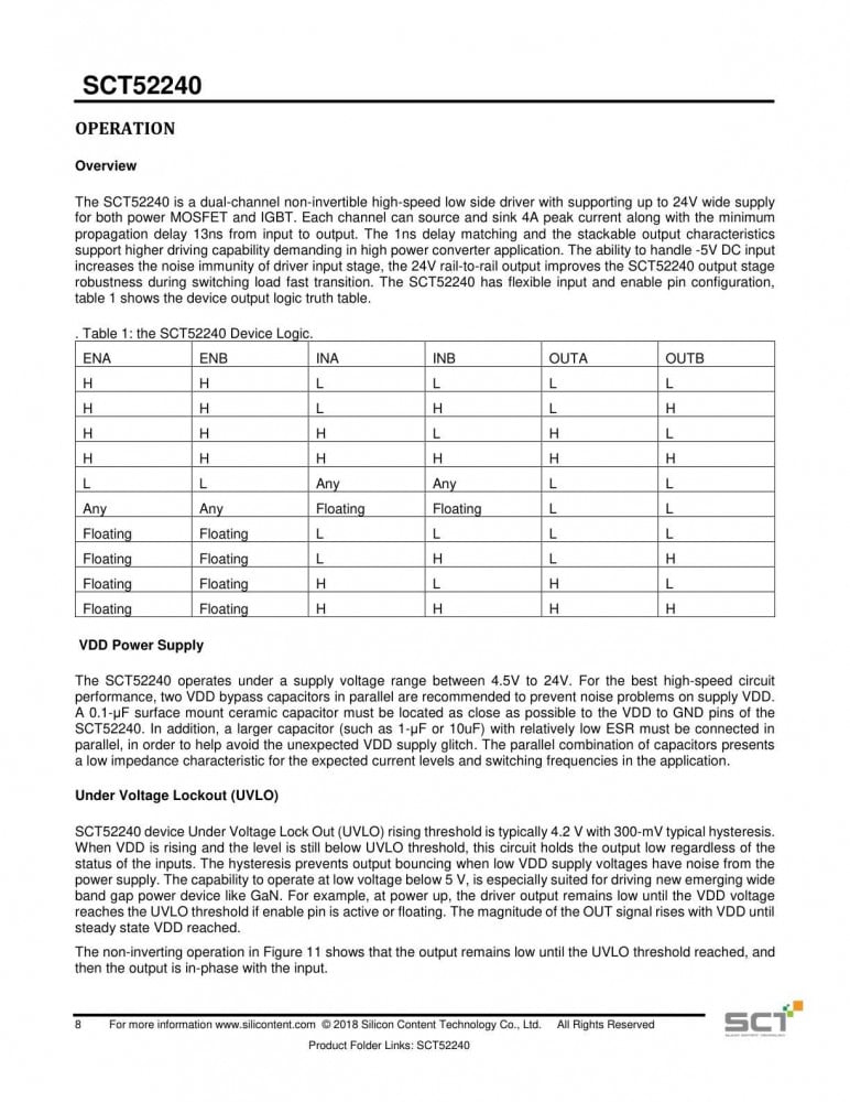 SCT52240STDR datasheet page 8
