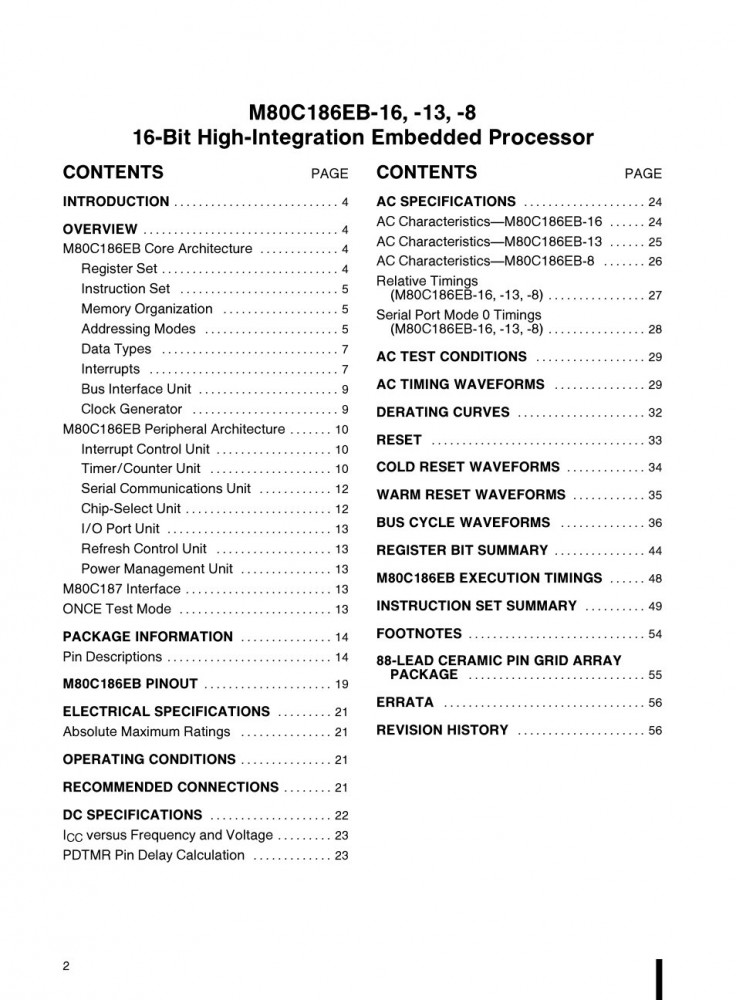 TN80C186EB-16 technical document page 3