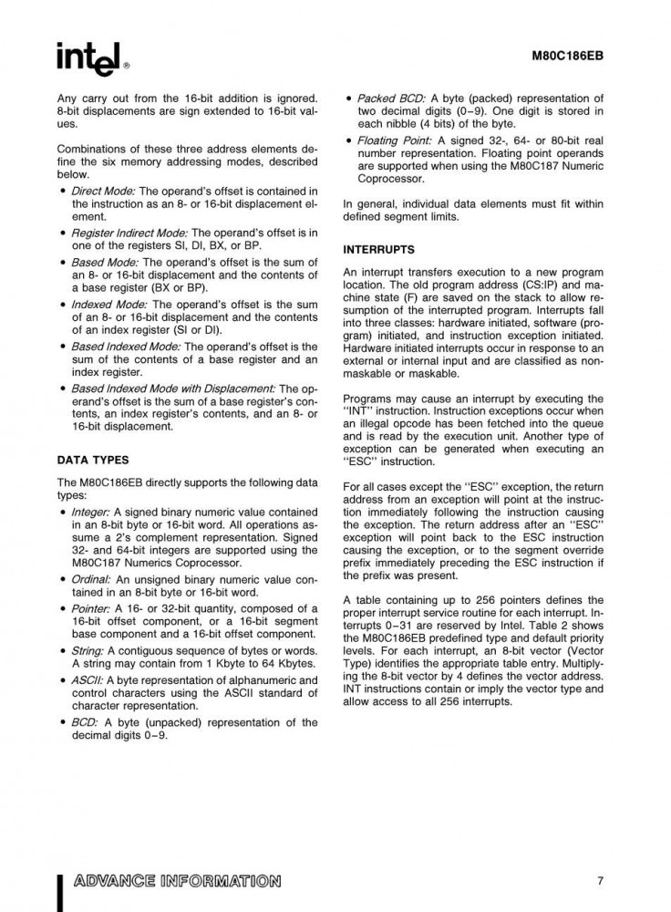 TN80C186EB-16 technical document page 8