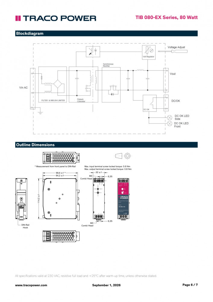 TIB 080-EX technical document page 6