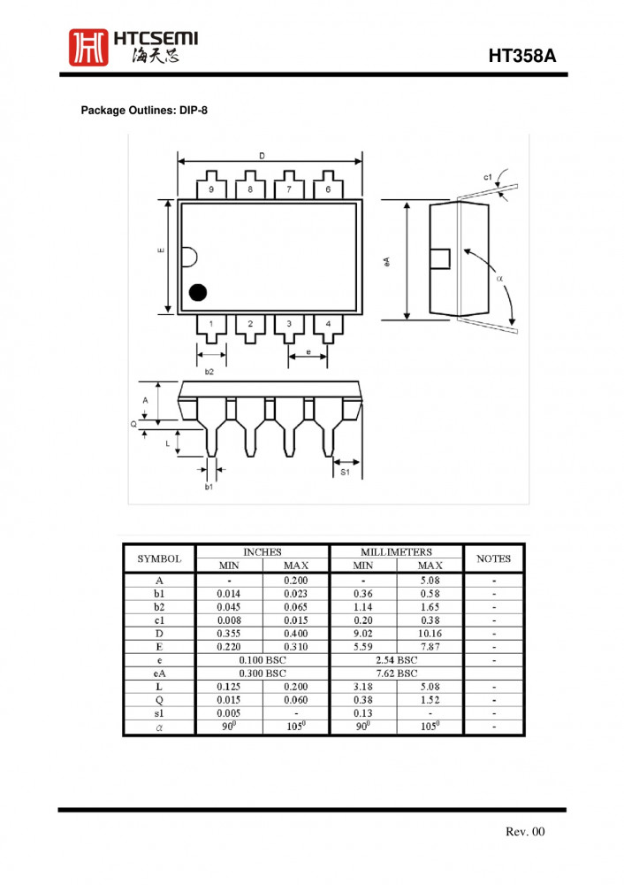 HT358ARZ datasheet page 5