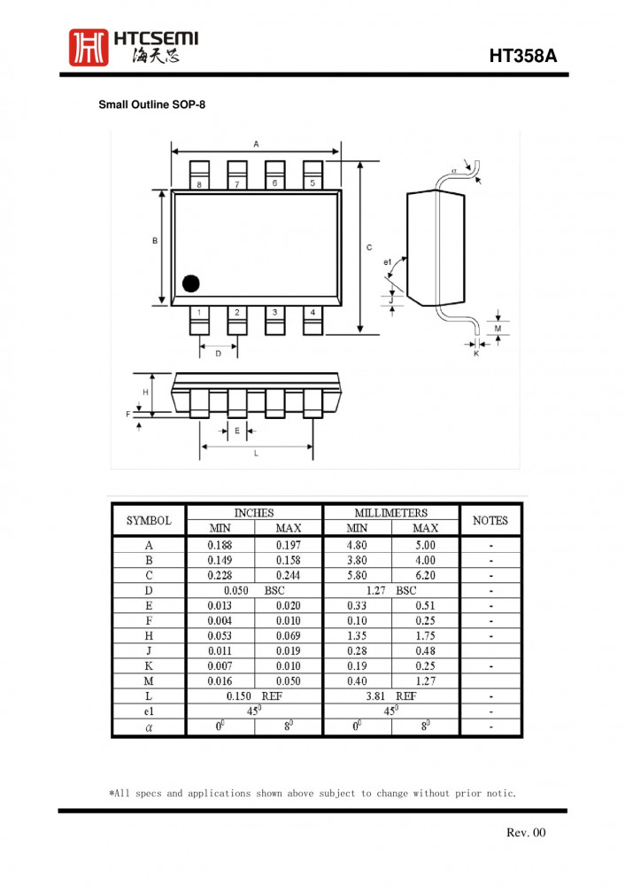 HT358ARZ datasheet page 6
