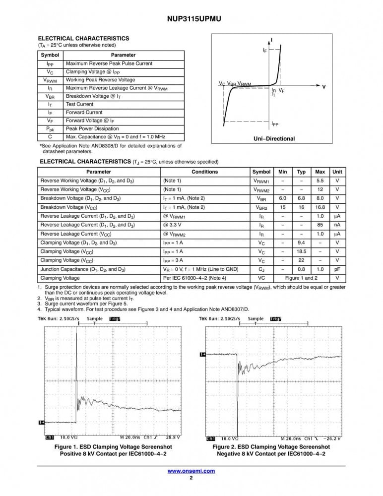 NUP3115UPMUTAG datasheet page 2