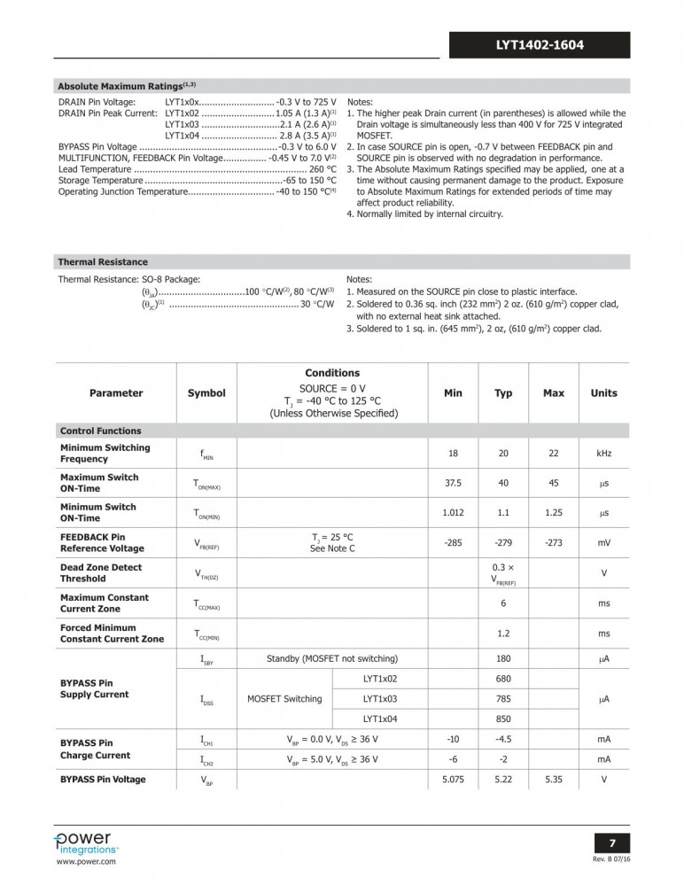 LYT1603D-TL datasheet page 7