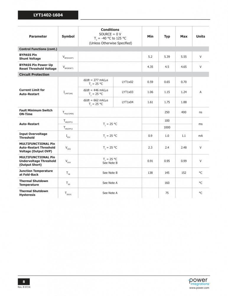 LYT1603D-TL datasheet page 8