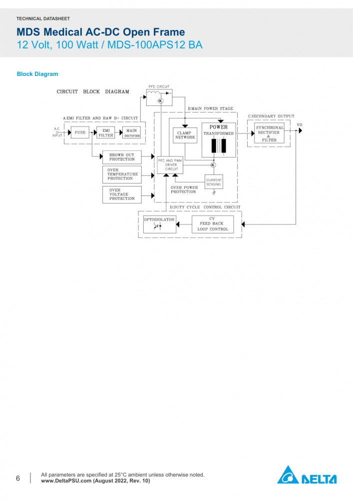 MDS-100APS12 BA datasheet page 6
