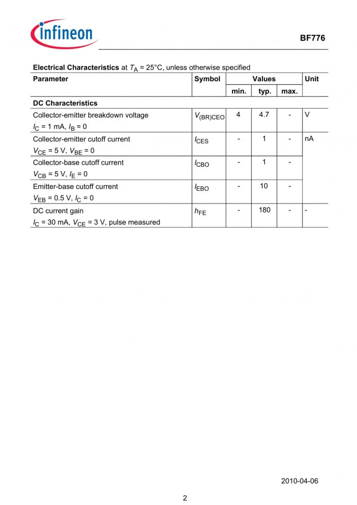 BF776 technical document page 2