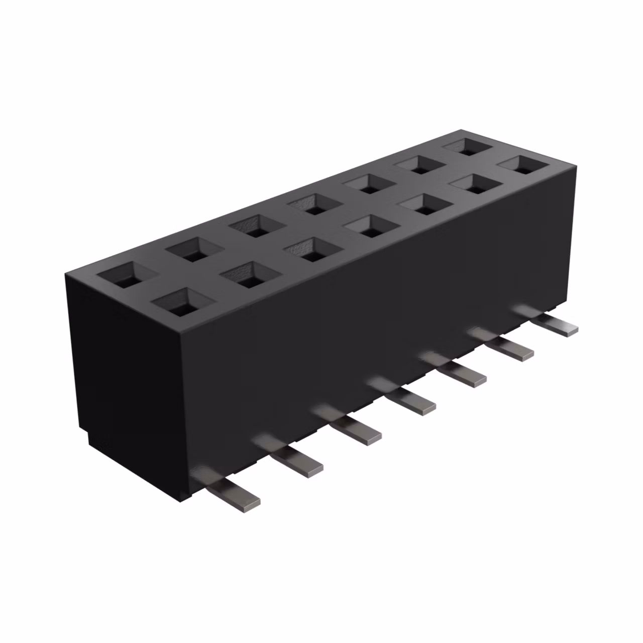 2.00mm Pitch Milli-Grid Receptacle, Surface Mount, Top Entry, 0.38µm Gold (Au) Plating, 14 Circuits, Lead-Free, Tape and Reel for sale