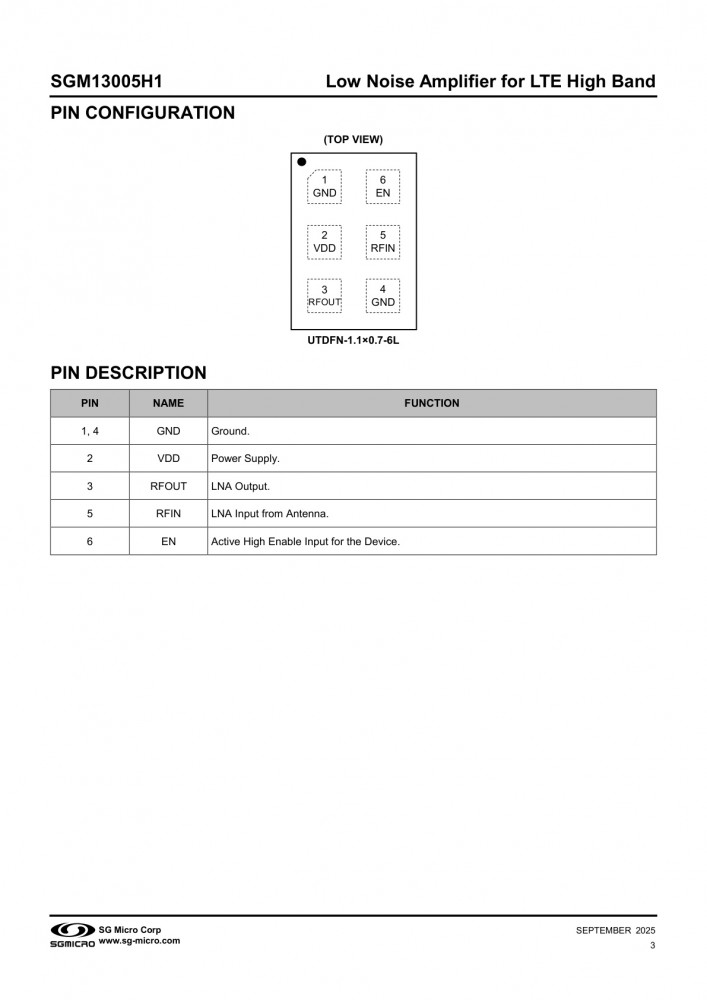 SGM13005H1 datasheet page 3