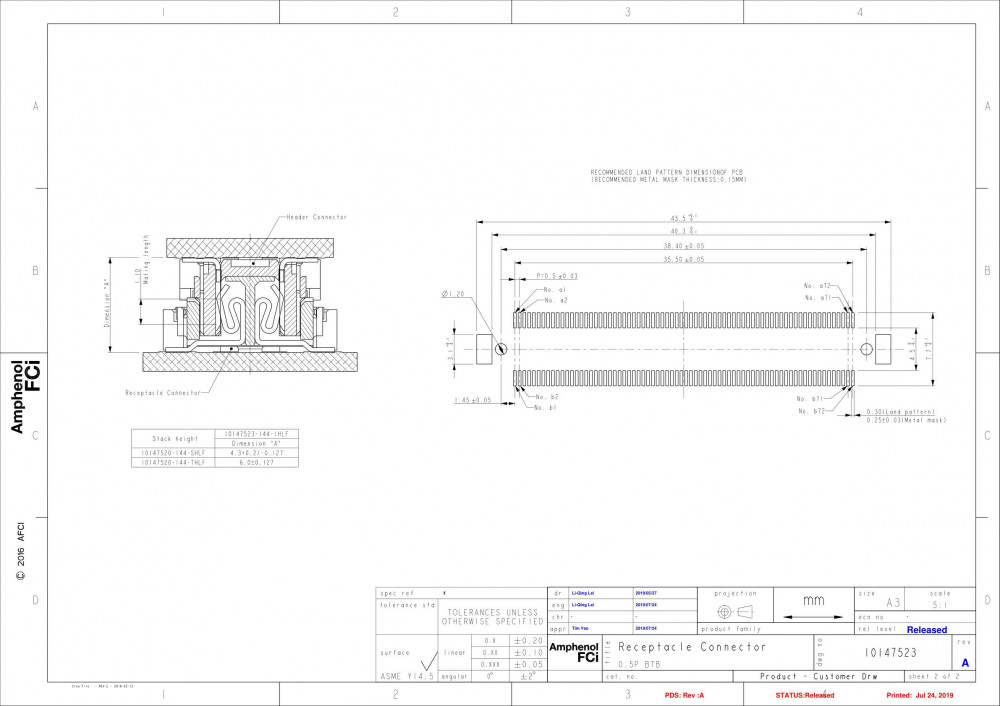 Amphenol 10147523 drawing page 2