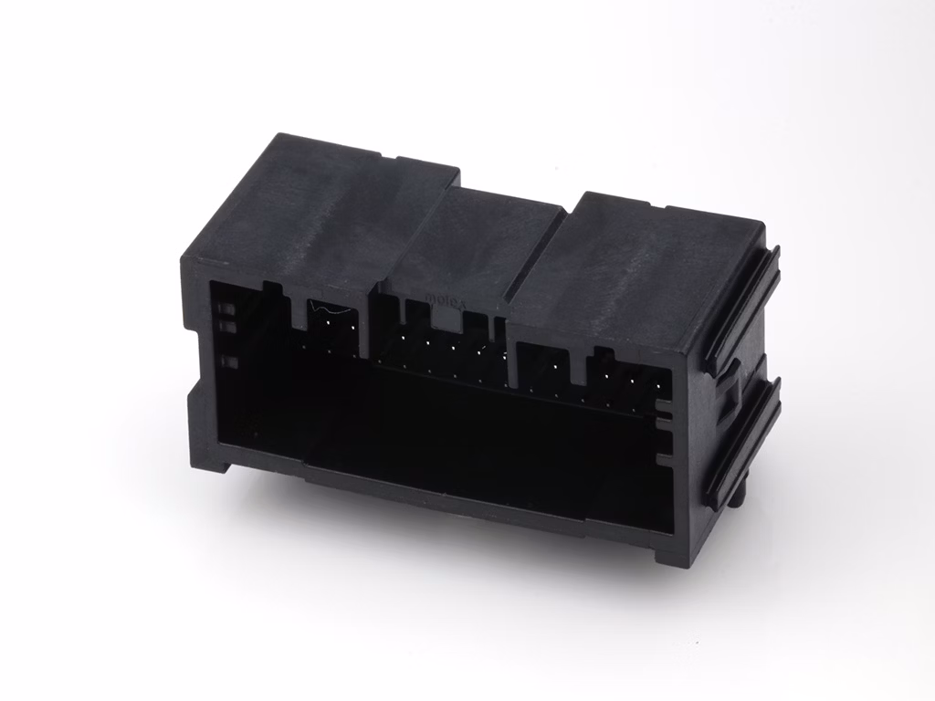 Mini50 Sealed Receptacle, Single Row, without CPA, 2 Circuits, Polarization Option D, Stone Gray