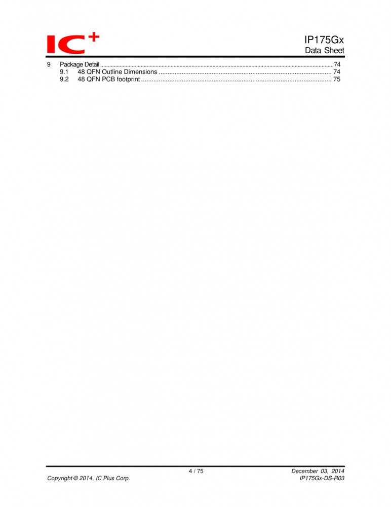 IP175G datasheet page 4