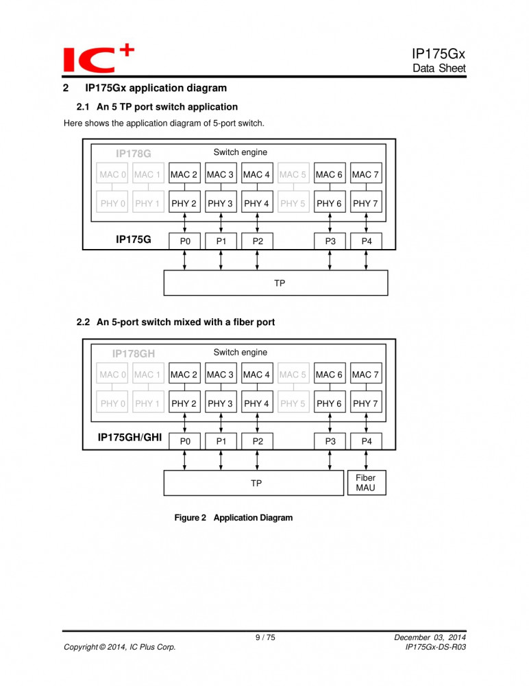 IP175G datasheet page 9