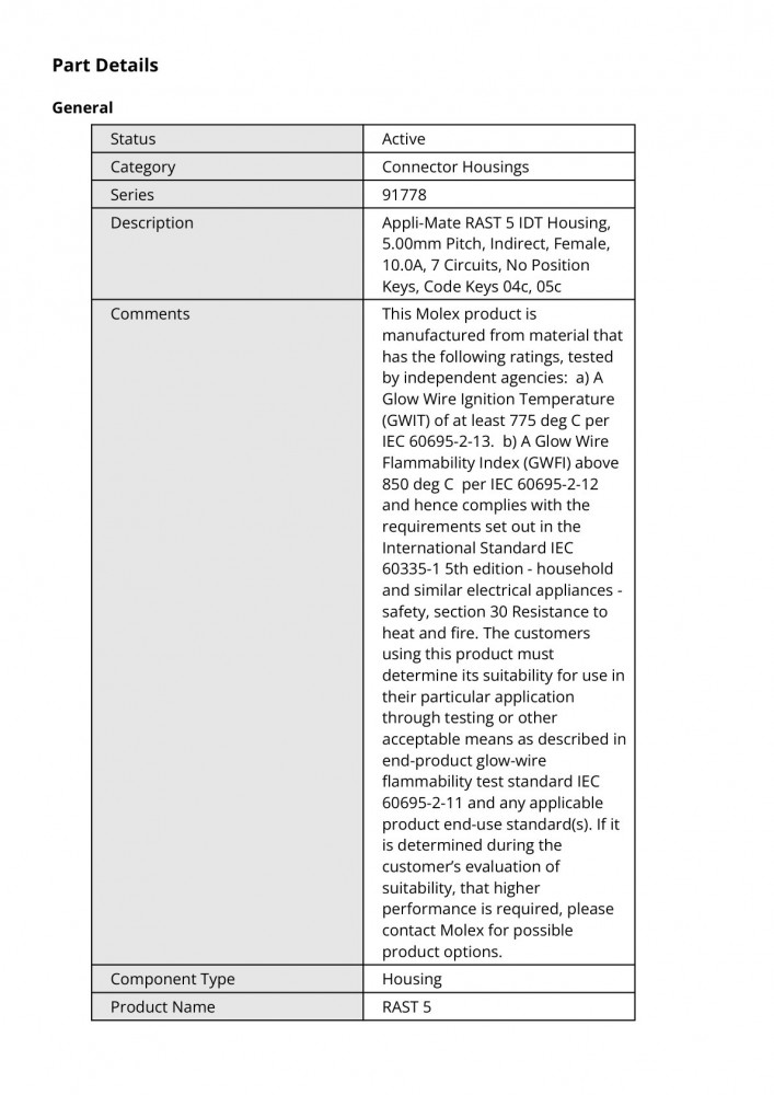 Product document page 2