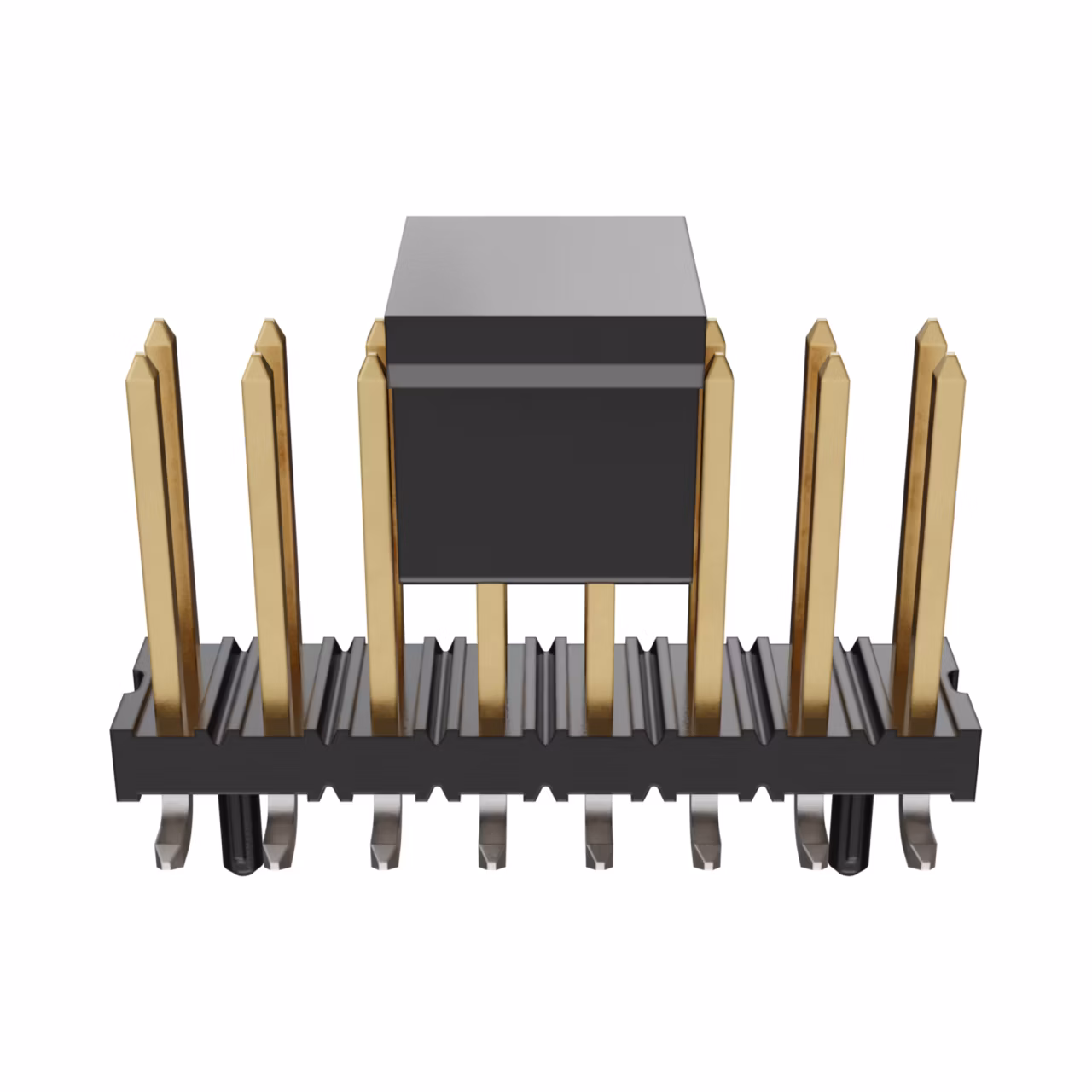 Milli-Grid Header, Vertical, Surface Mount, 16 Circuits, 0.38µm Gold (Au) Plating, Mating Pin Length 6.80mm, with Cap and Pegs, Tape and Reel, Lead-Free for sale