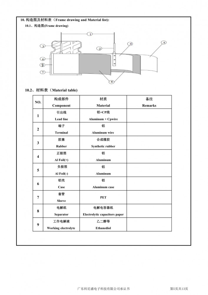 KNSCHA DXZ100M107H162S1AA specification page 5