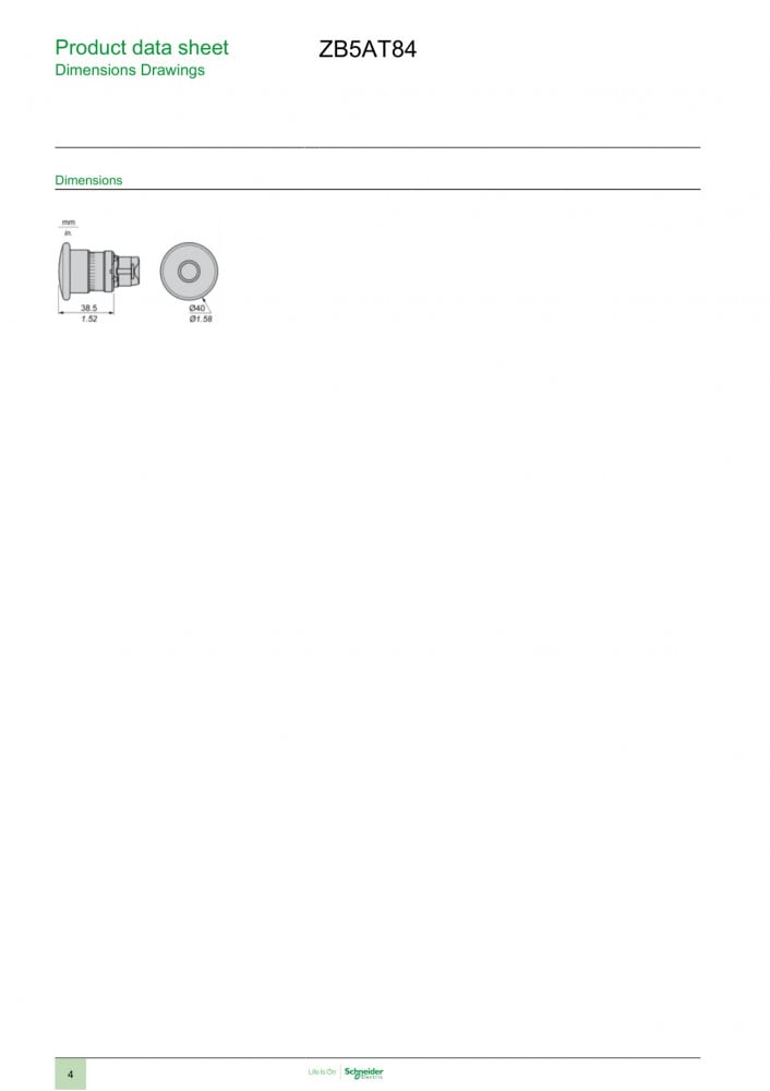 ZB5AT84 technical document page 4