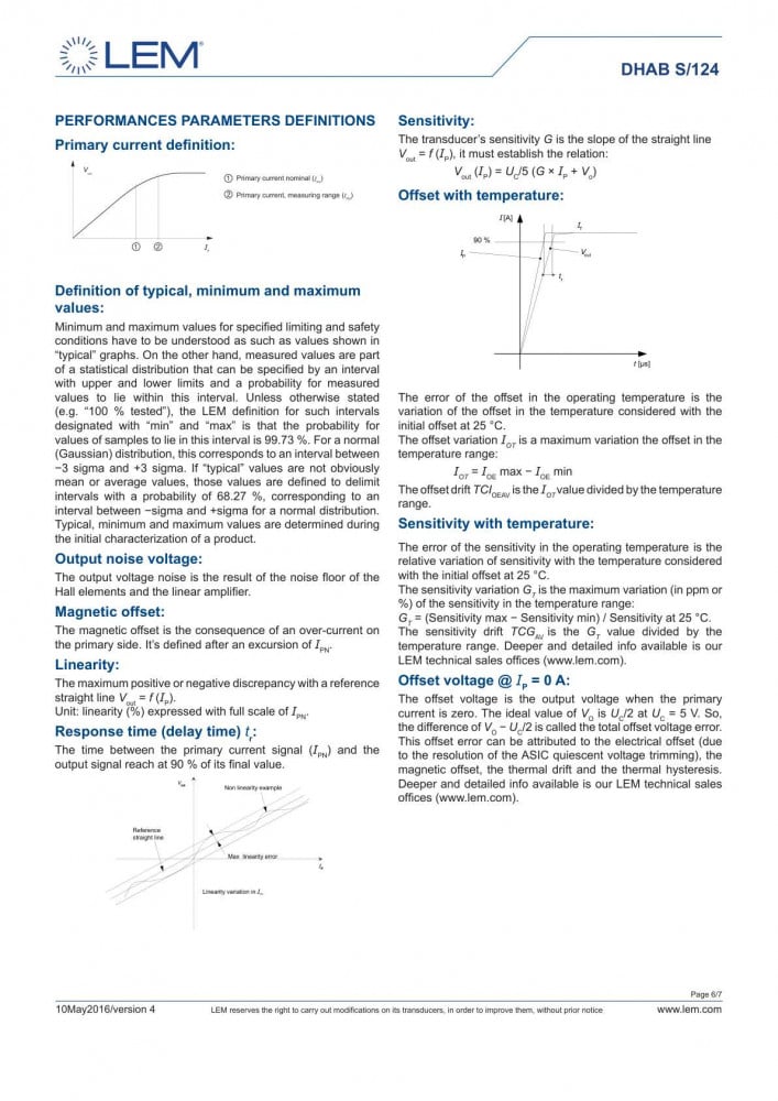 DHAB S/124 datasheet page 6