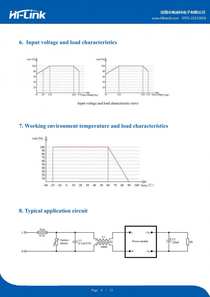 HLK-15M12C datasheet page 10