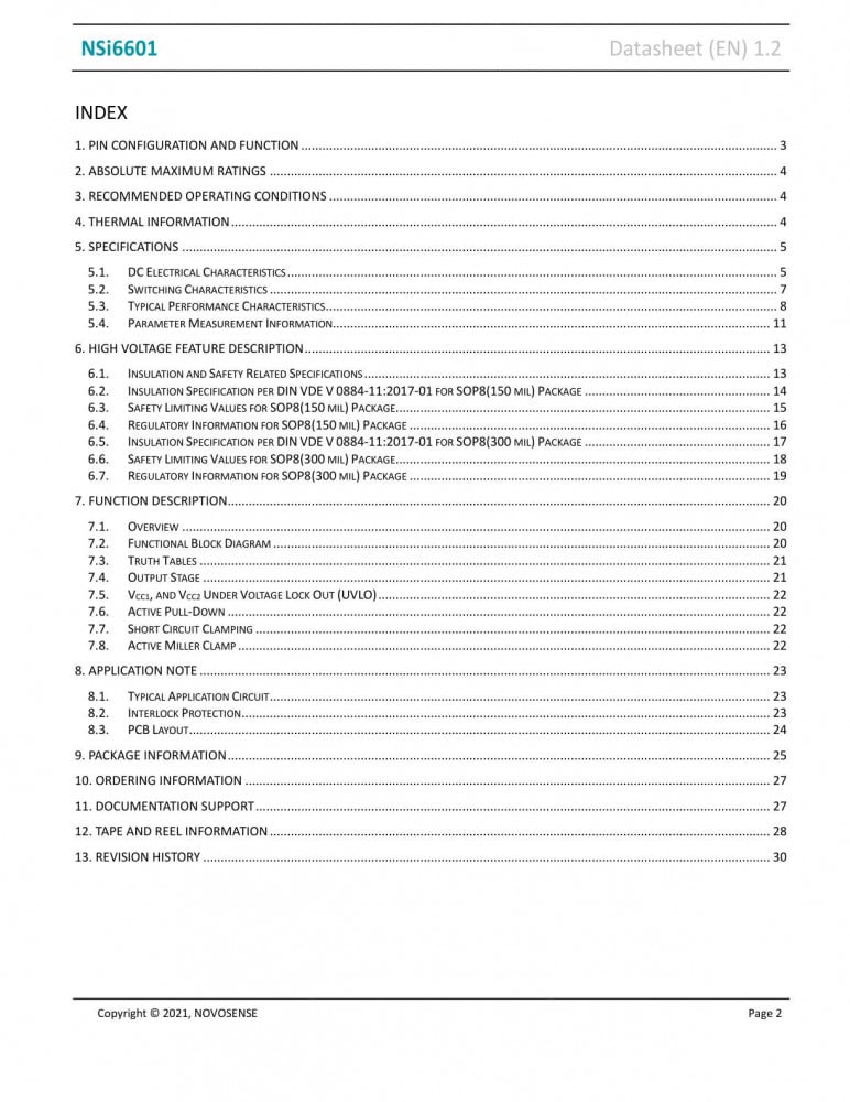NSI6601MC-DSPR datasheet page 2