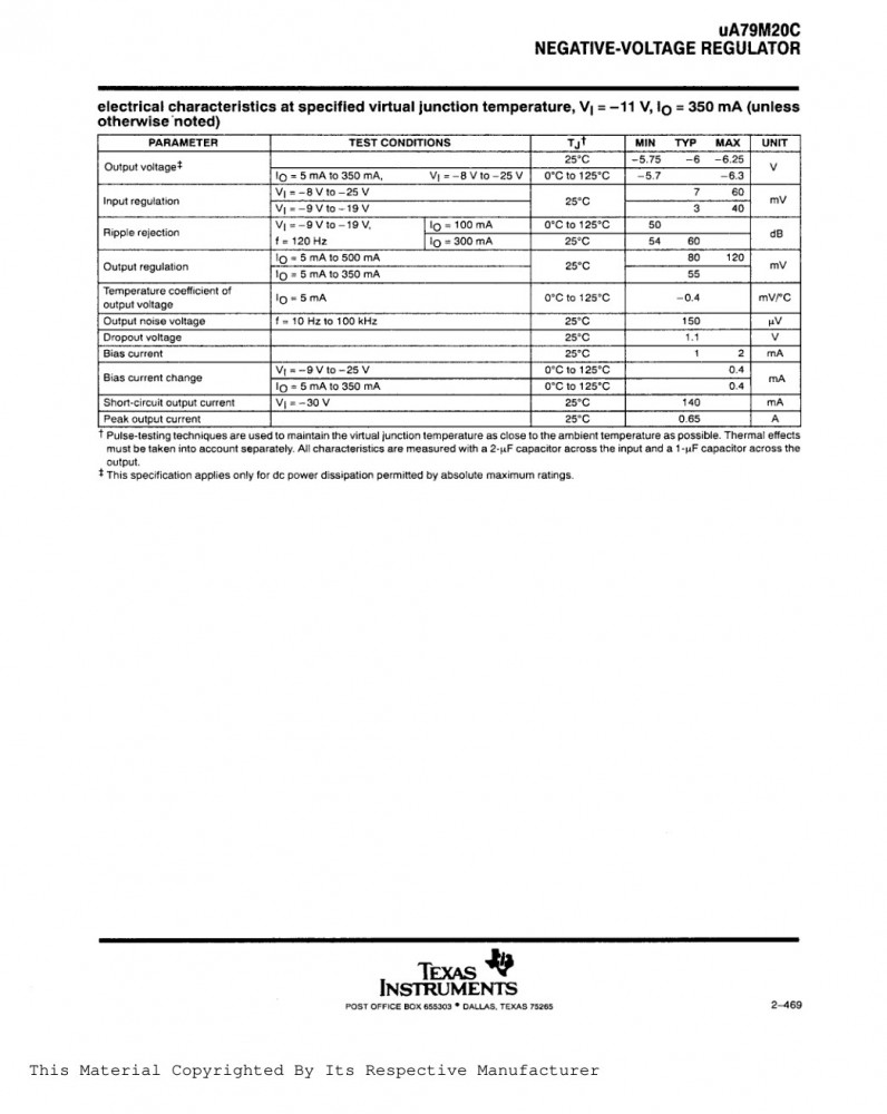 UA79M00 series datasheet page 5