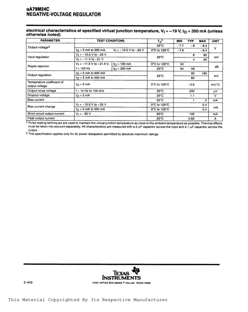 UA79M00 series datasheet page 6