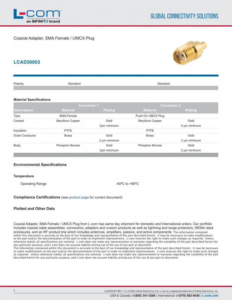 LCAD30003 technical document page 2