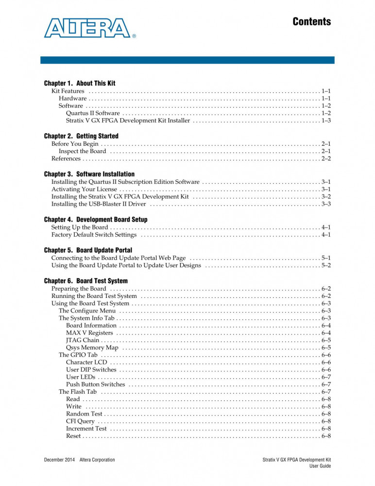 DK-DEV-5SGXEA7N user guide page 3