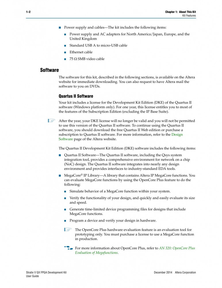 DK-DEV-5SGXEA7N user guide page 8