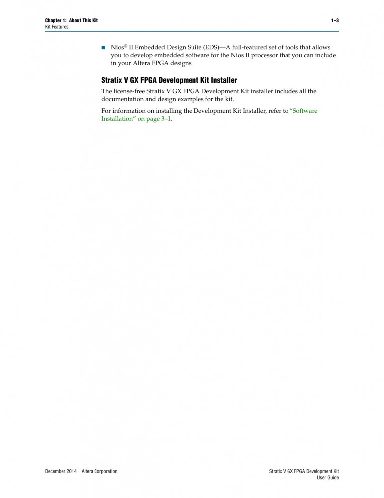DK-DEV-5SGXEA7N user guide page 9